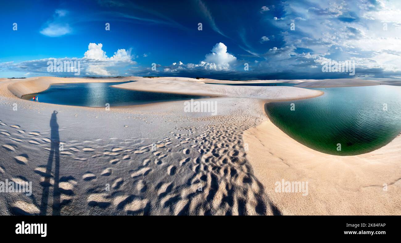 Lencois Maranhenses is National Park in the state of Maranhao, Brazil ...