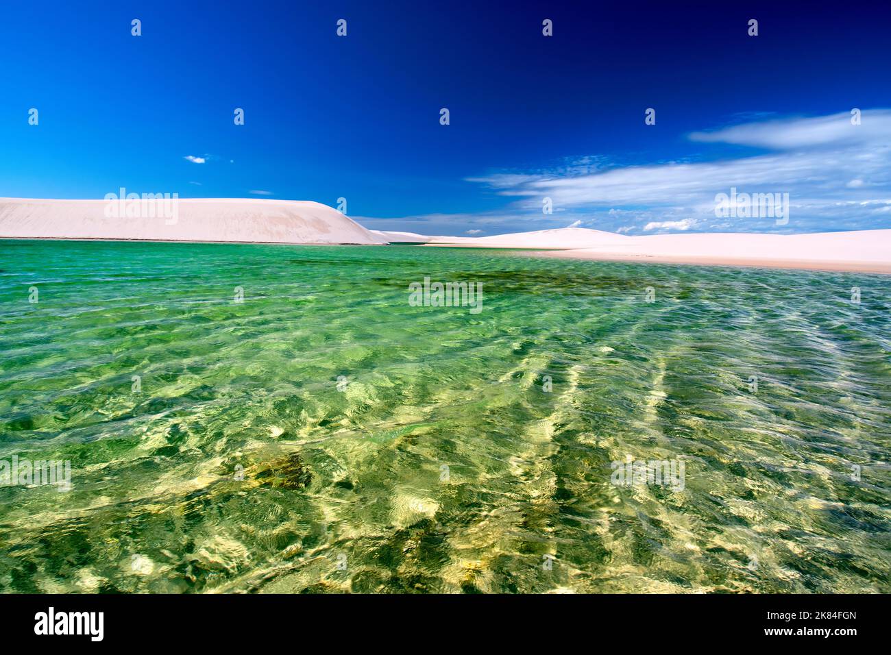 Lencois Maranhenses is National Park in the state of Maranhao, Brazil ...