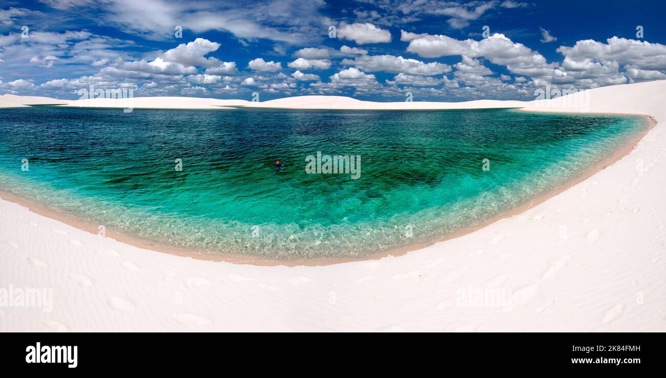 Lencois Maranhenses is National Park in the state of Maranhao, Brazil ...