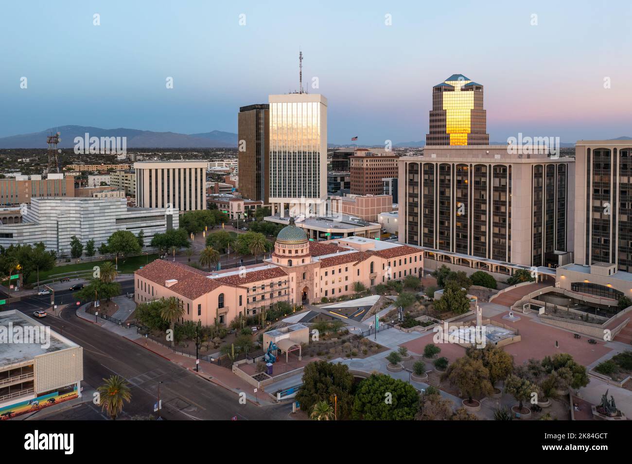 Aerial tucson night hi-res stock photography and images - Alamy