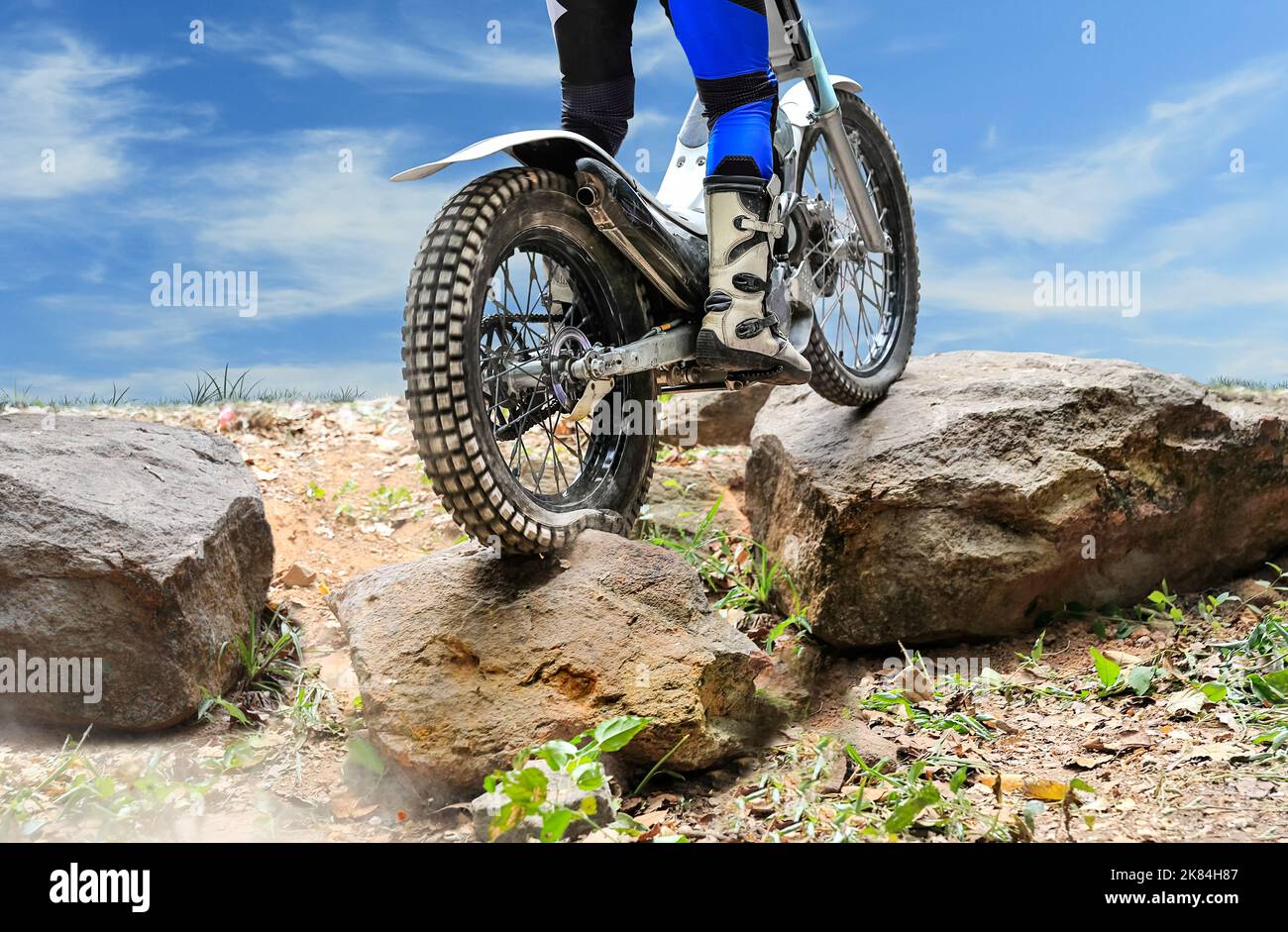 Jumping over rocks hi-res stock photography and images - Alamy