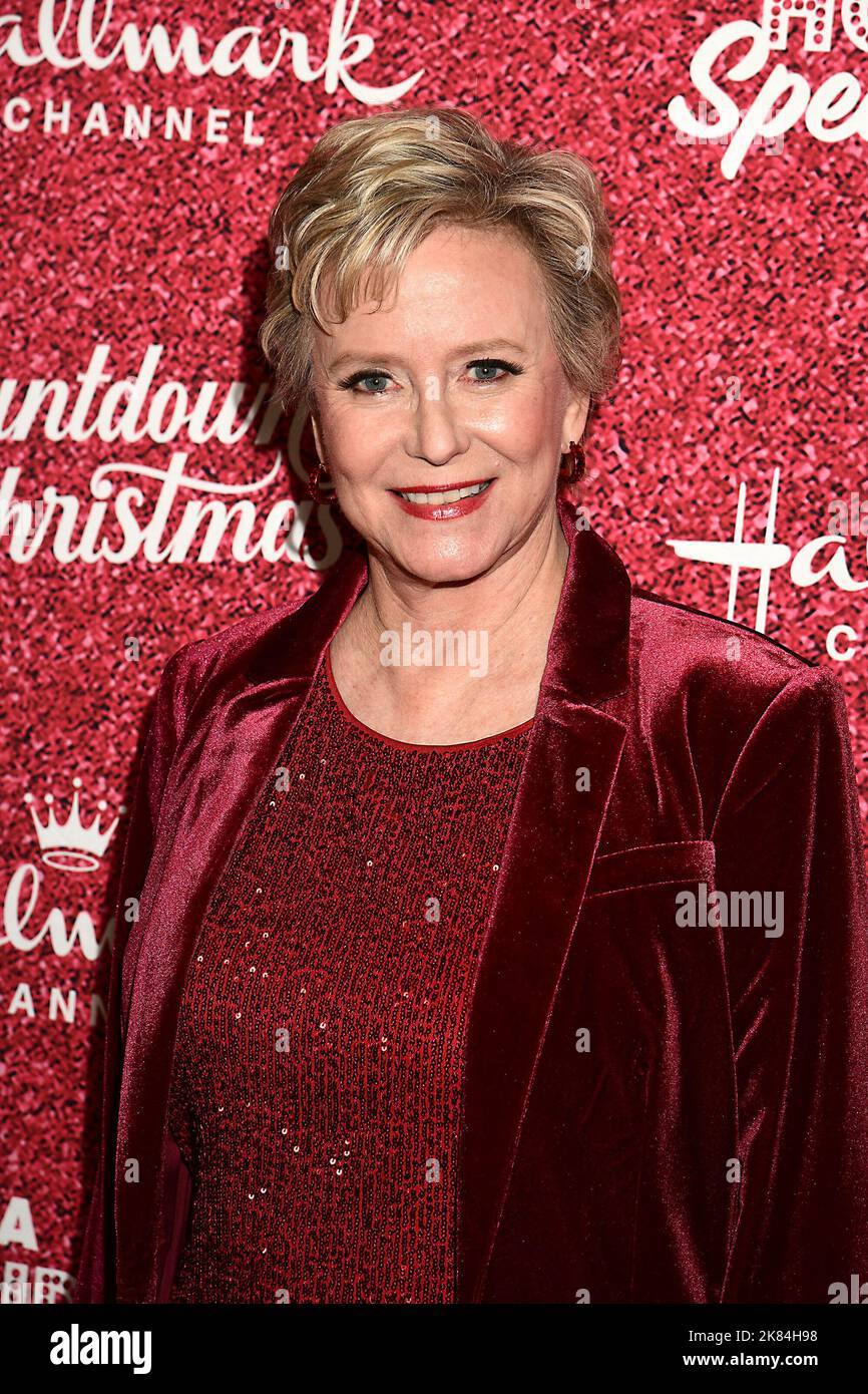 Eve Plumb attends Hallmark Channel's Countdown to Christmas on October ...