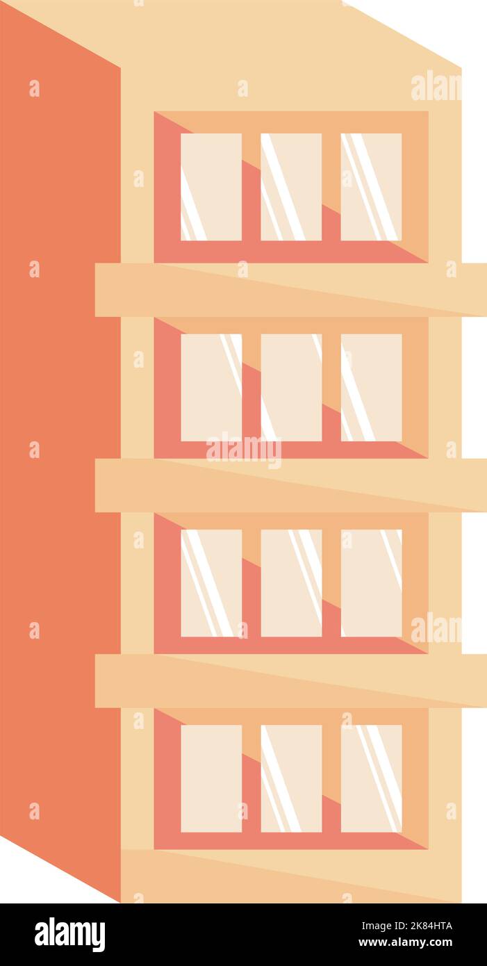 flat building architecture Stock Vector Image & Art - Alamy