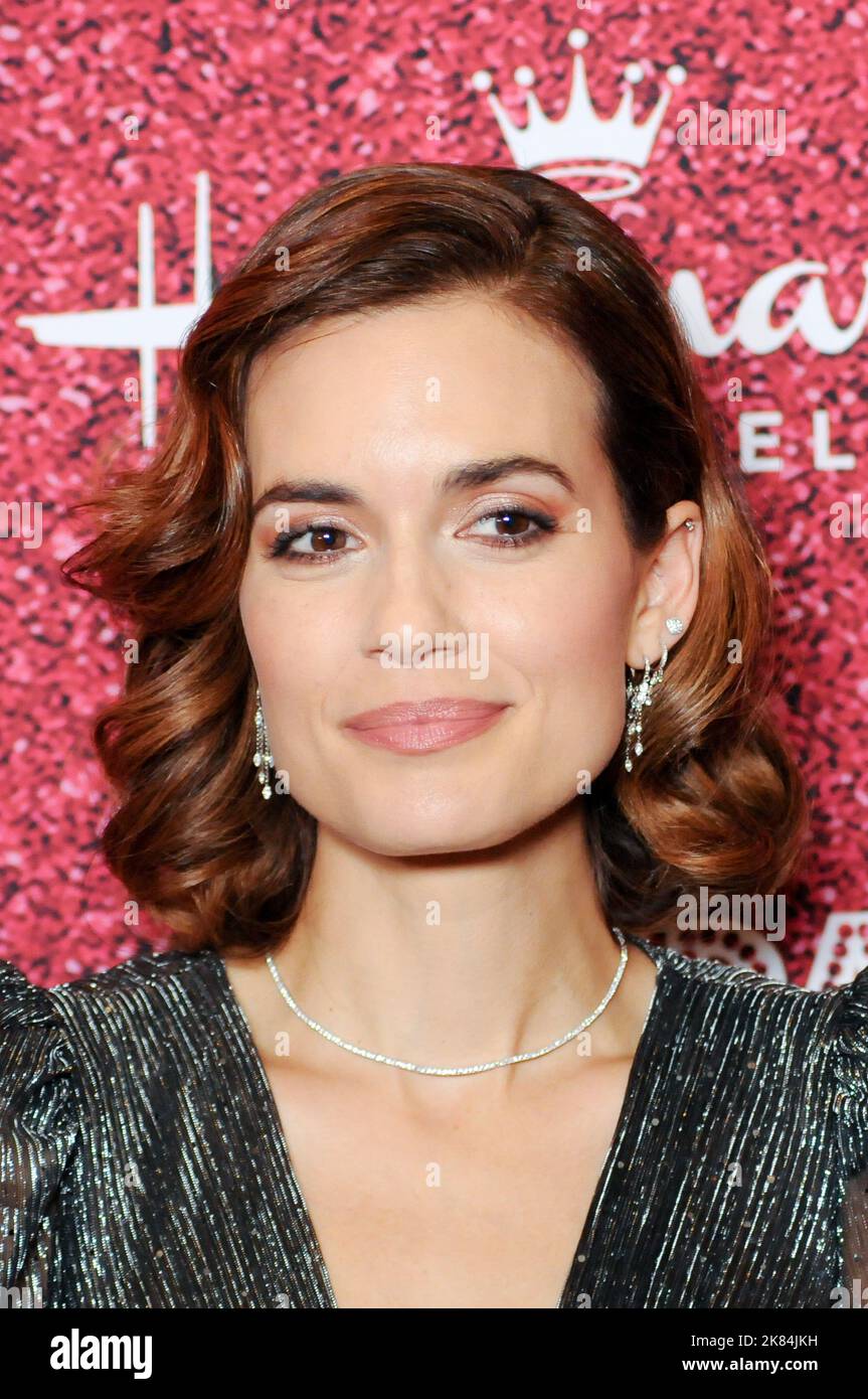 Torrey DeVitto attends Hallmark's Countdown to Christmas red carpet at ...