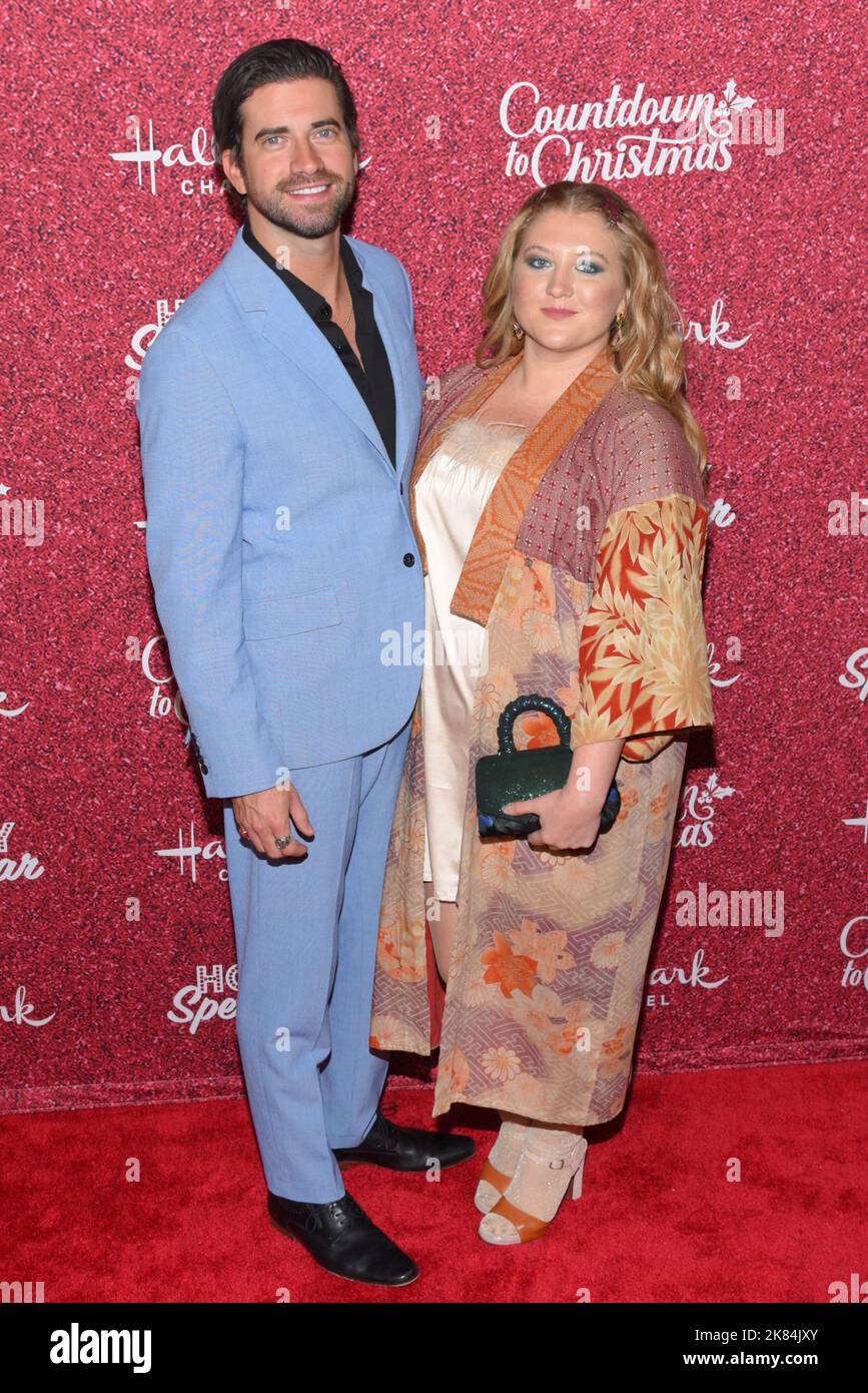 Ryan Rottman and Jaicy Elliot attend Hallmark's Countdown to Christmas ...