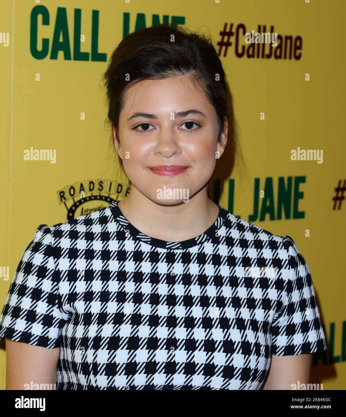 Grace Edwards arrives at The Call Jane Premiere held at The Skirball ...