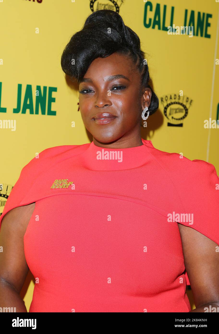 Los Angeles, USA. 20th Oct, 2022. Wumni Mosaku arrives at The Call Jane ...