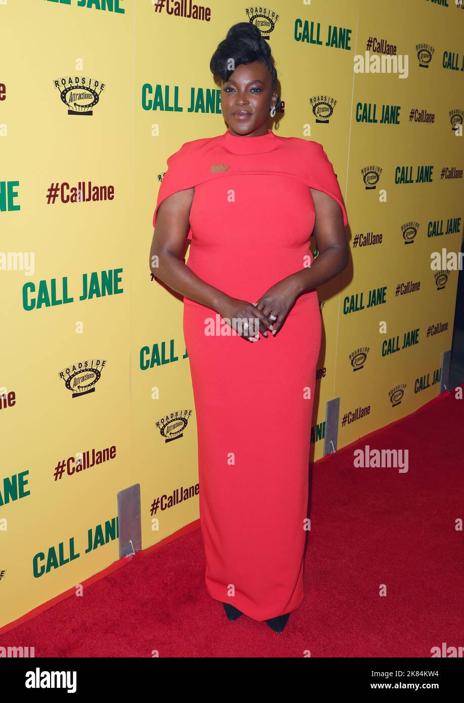 Los Angeles, USA. 20th Oct, 2022. Wumni Mosaku arrives at The Call Jane ...