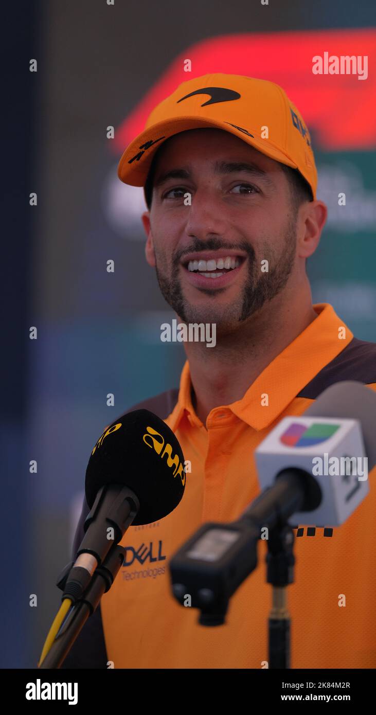 October 20, 2022, Austin, TX, USA: Oct 20, 2022: Daniel Ricciardo (3 ...