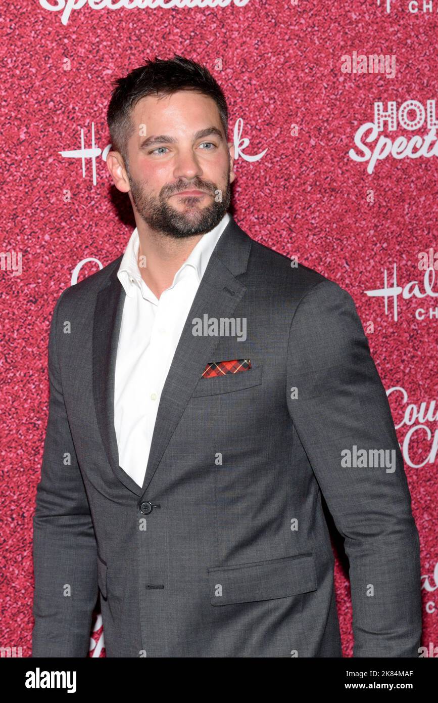 Brant Daugherty attends Hallmark's Countdown to Christmas red carpet at ...