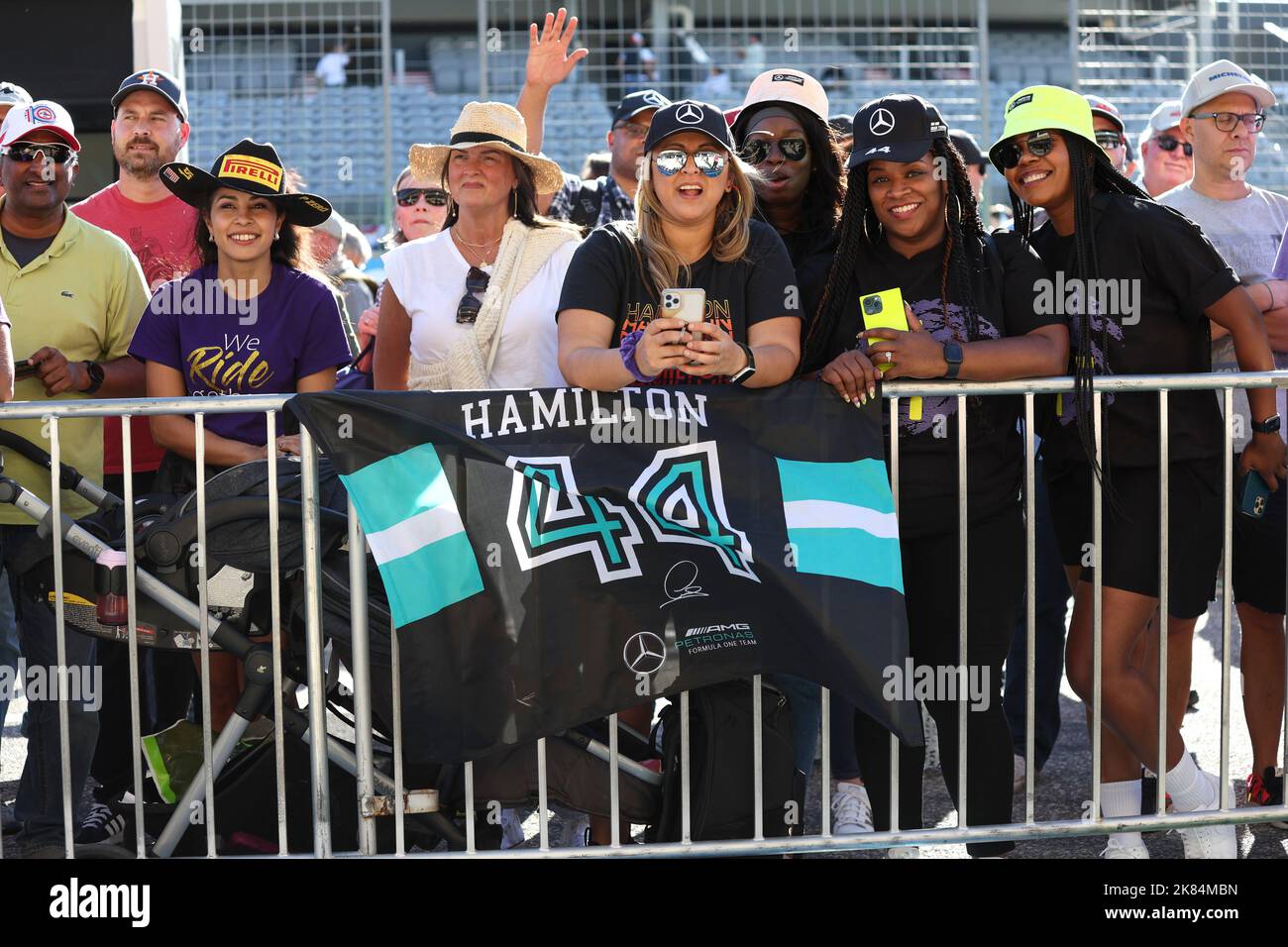 Fans, F1 Grand Prix of USA at Circuit of The Americas on October 20 ...