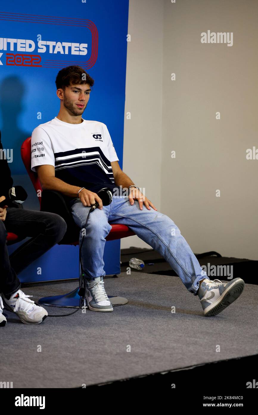 #10 Pierre Gasly (FRA, Scuderia AlphaTauri), F1 Grand Prix of USA at ...