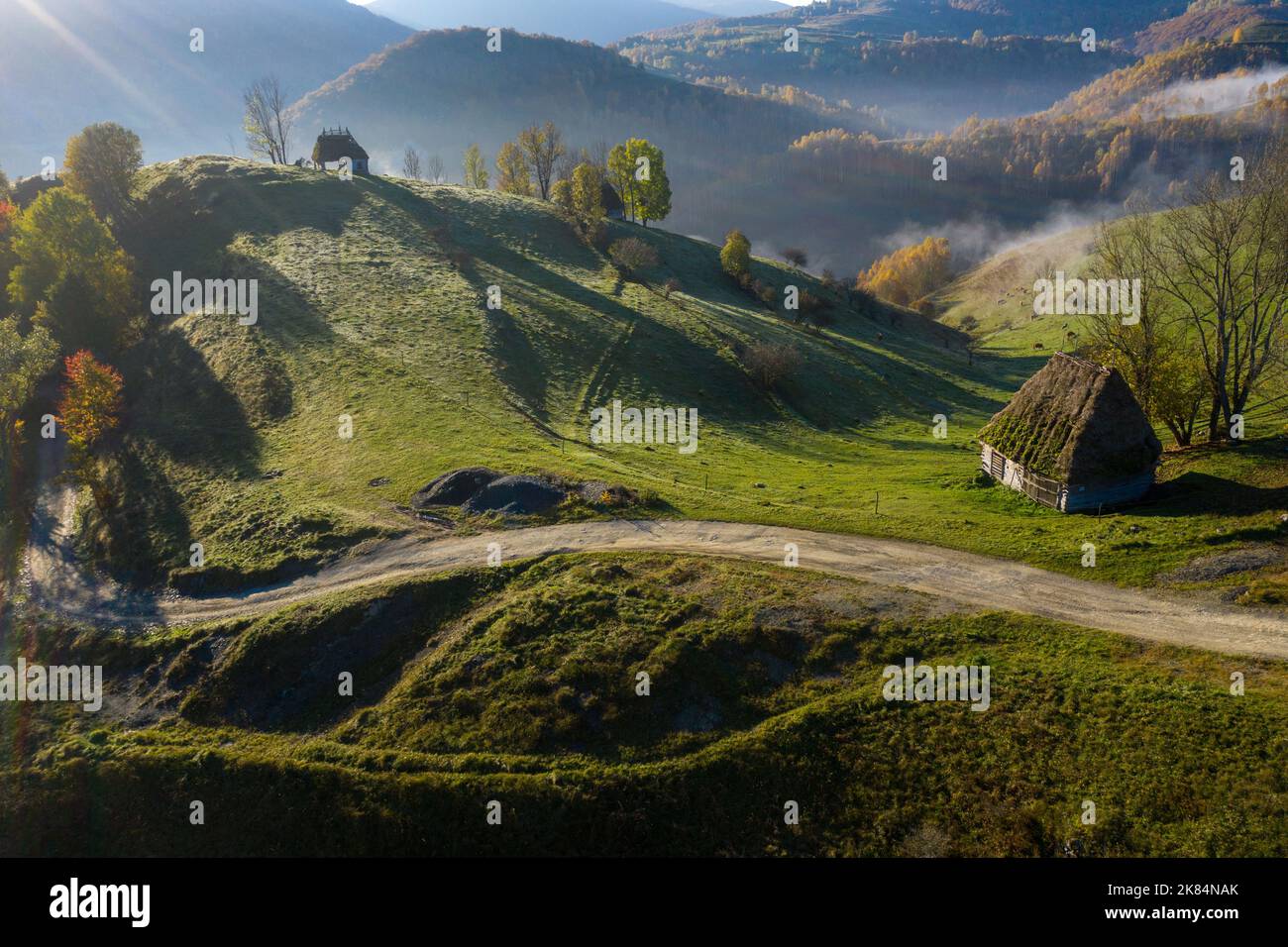 Transylvania nature park barn hi-res stock photography and images - Alamy