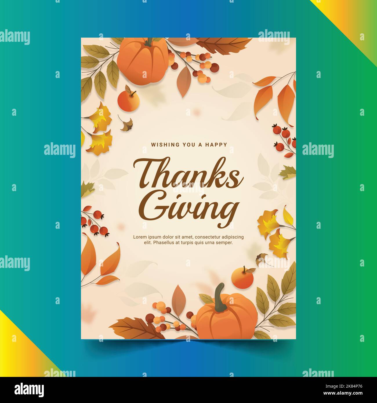 gradient thanksgiving cards collection vector design illustration Stock Vector Image & Art - Alamy
