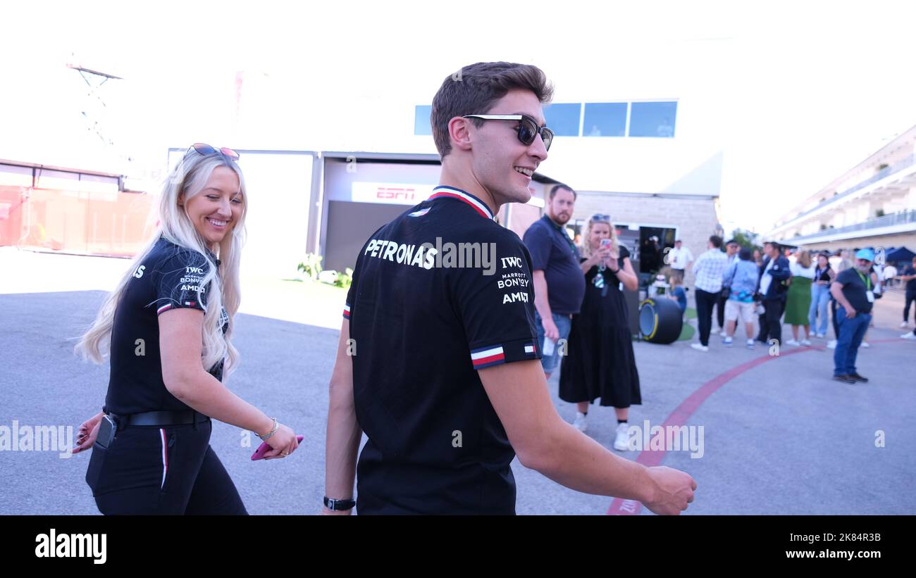 Austin, TX, USA. 20th Oct, 2022. Oct 20, 2022: George Russell (63 ...