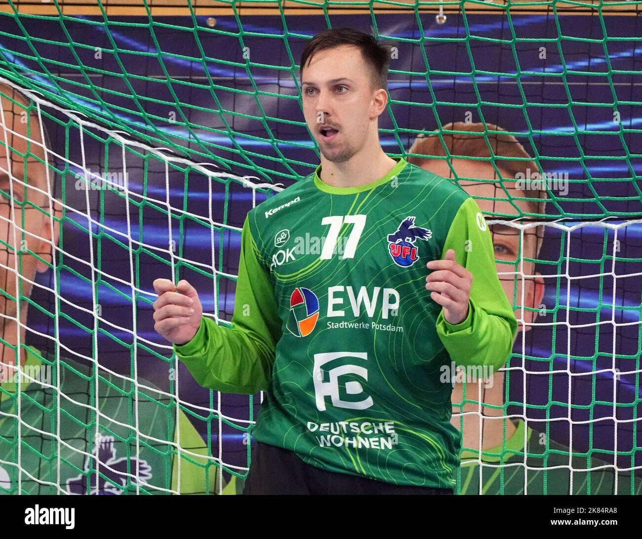 Potsdam, Germany. 20th Oct, 2022. Handball: DHB Cup, 1st VfL Potsdam ...