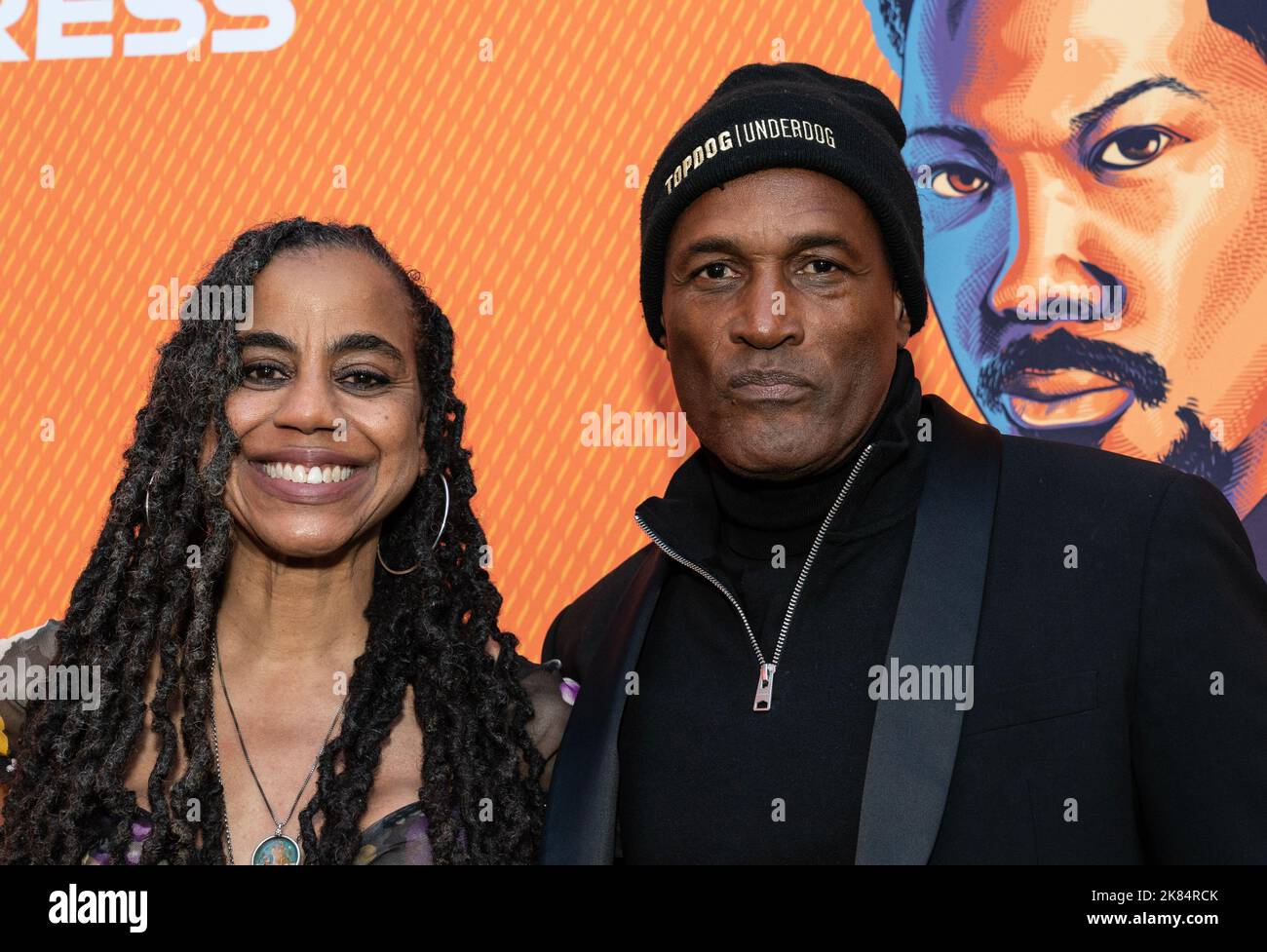 Suzan-Lori Parks and Kenny Leon attend opening night of TOPDOG/UNDERDOG ...