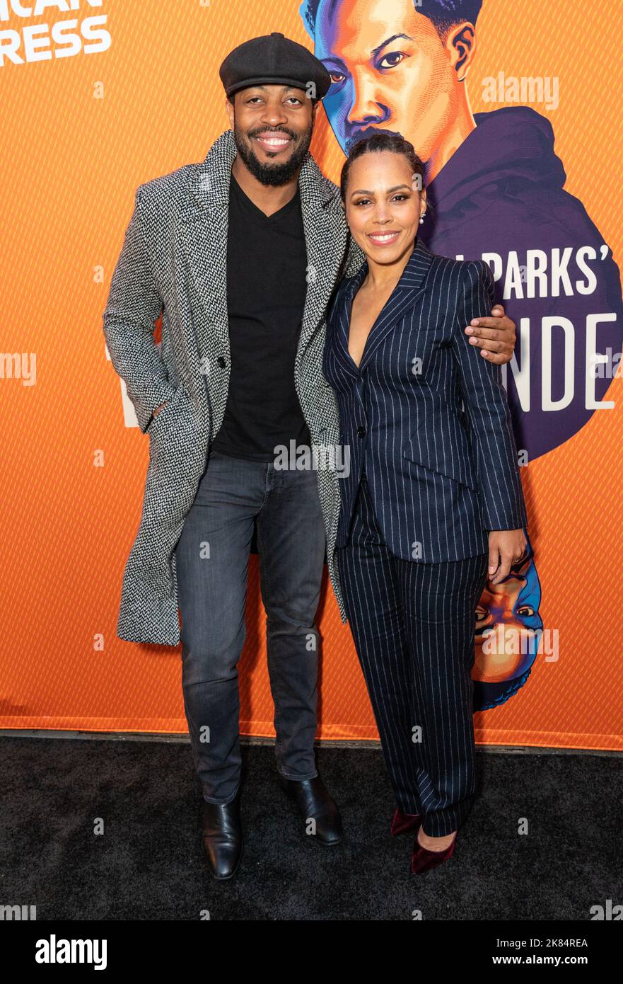 Patrick Oyeku and Amirah Van attend opening night of TOPDOG/UNDERDOG on ...