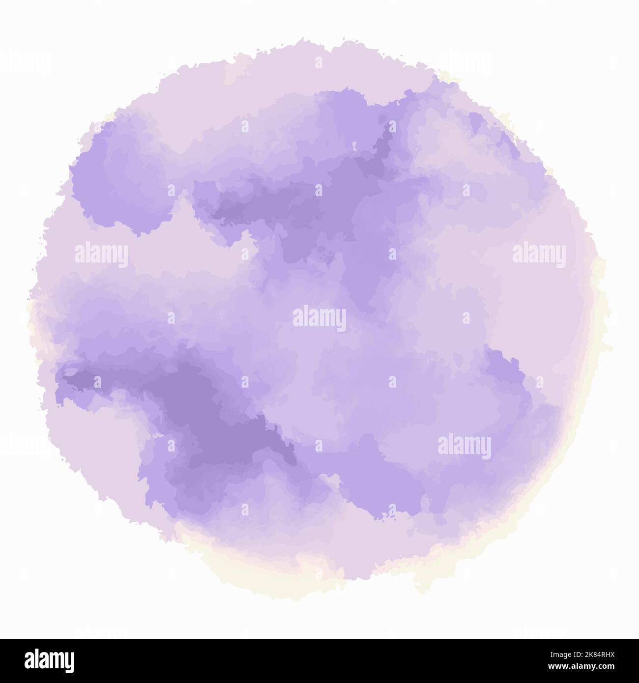 watercolor blot with smudge drips and stains, hand drawn vector element ...