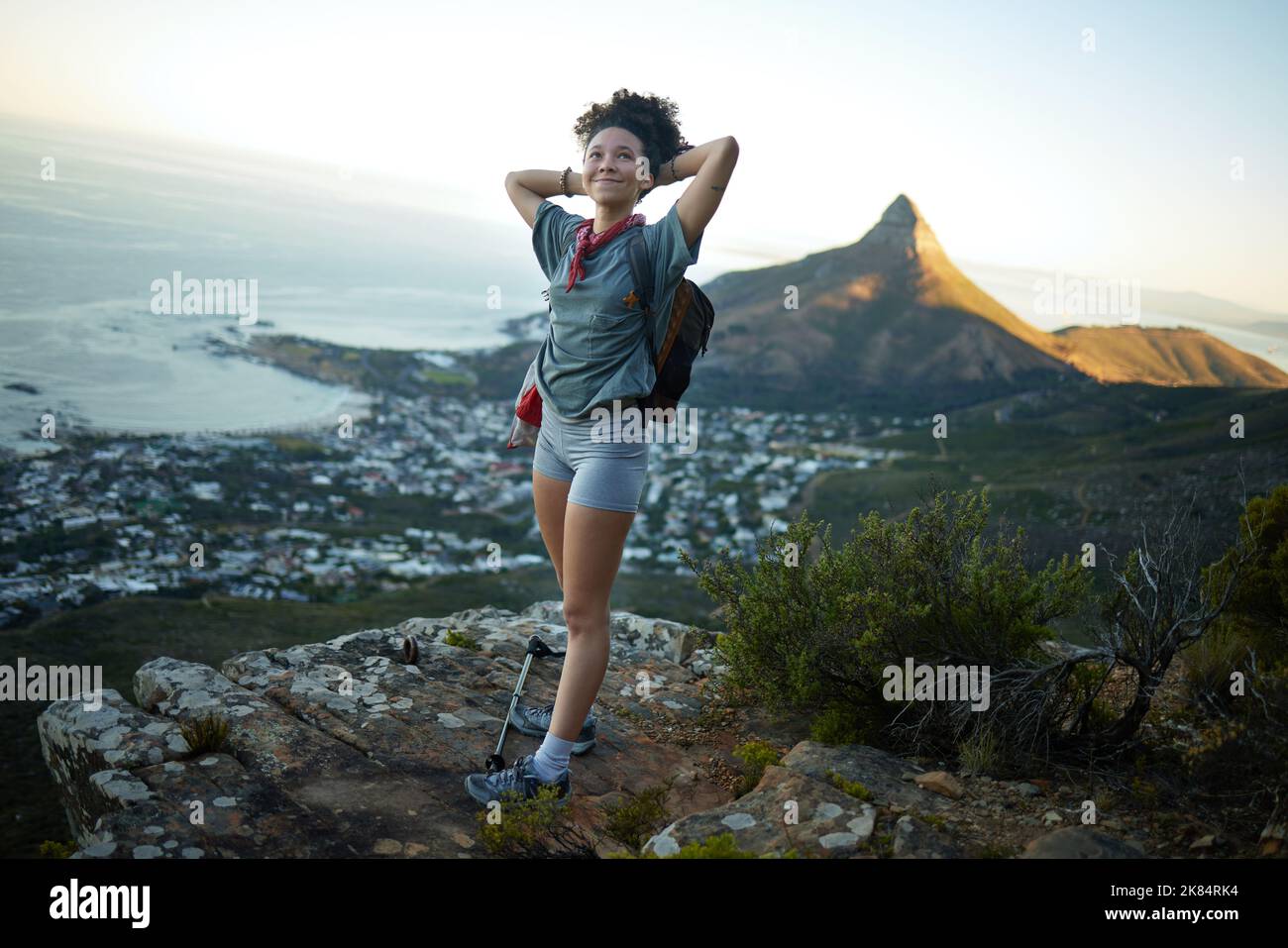 Nothing is more liberating than reaching your fitness goals. a cheerful ...