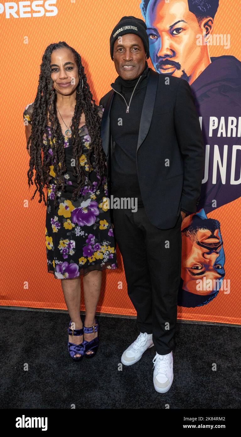 New York, USA. 20th Oct, 2022. Suzan-Lori Parks and Kenny Leon attend ...