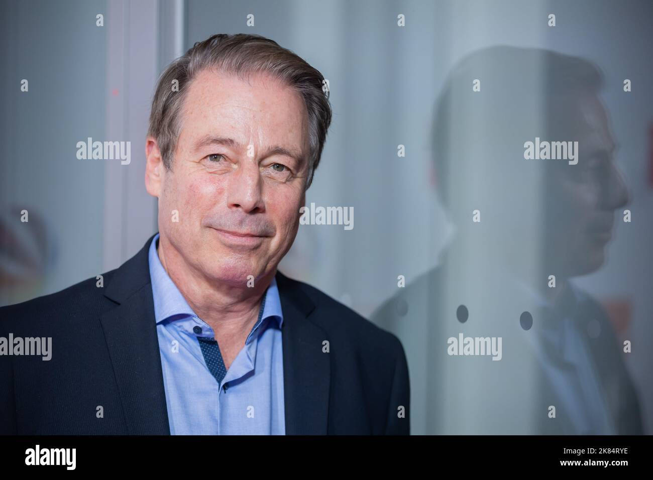 Berlin, Germany. 20th Oct, 2022. Norbert Anwander, moderator, at a ...