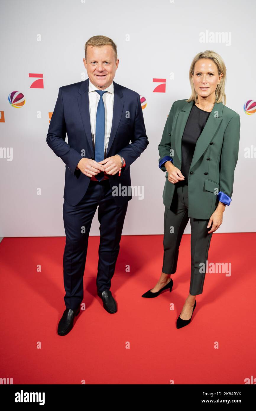 Berlin, Germany. 20th Oct, 2022. Marc Bator and Claudia v. Brauchitsch ...