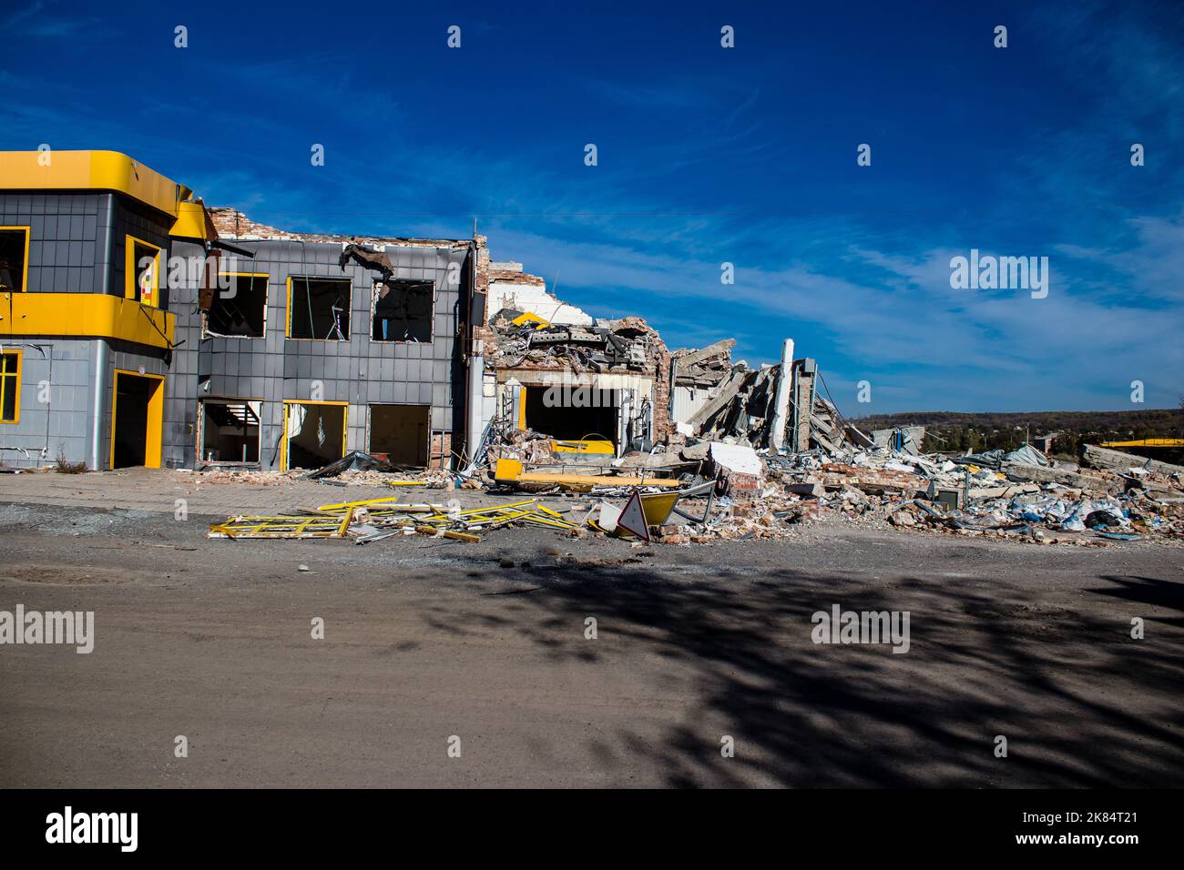 The city of Bakhmut is located on the front line, it has been under ...