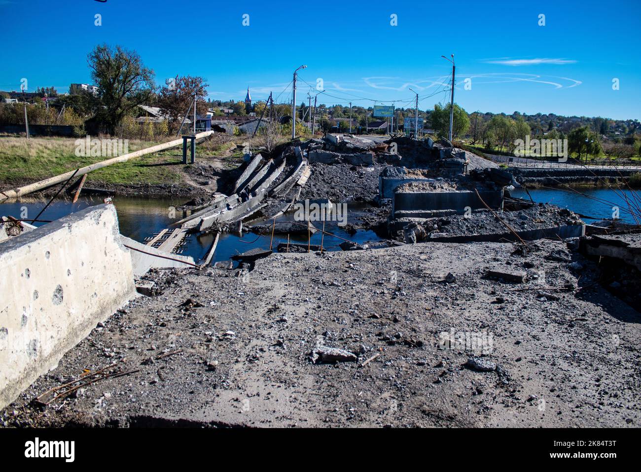 The city of Bakhmut is located on the front line, it has been under ...