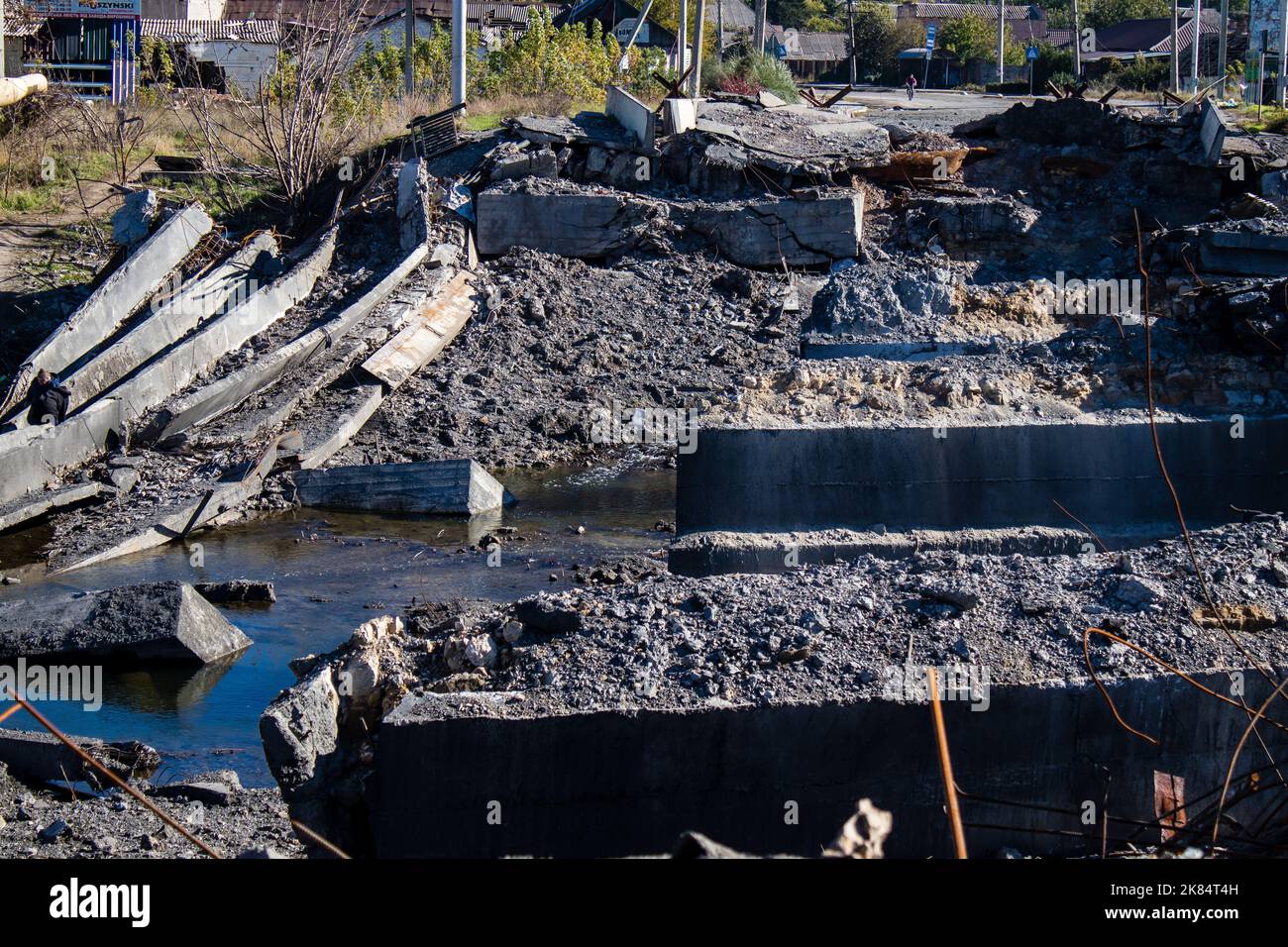 The city of Bakhmut is located on the front line, it has been under ...