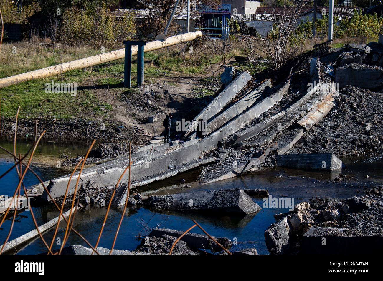 The city of Bakhmut is located on the front line, it has been under ...