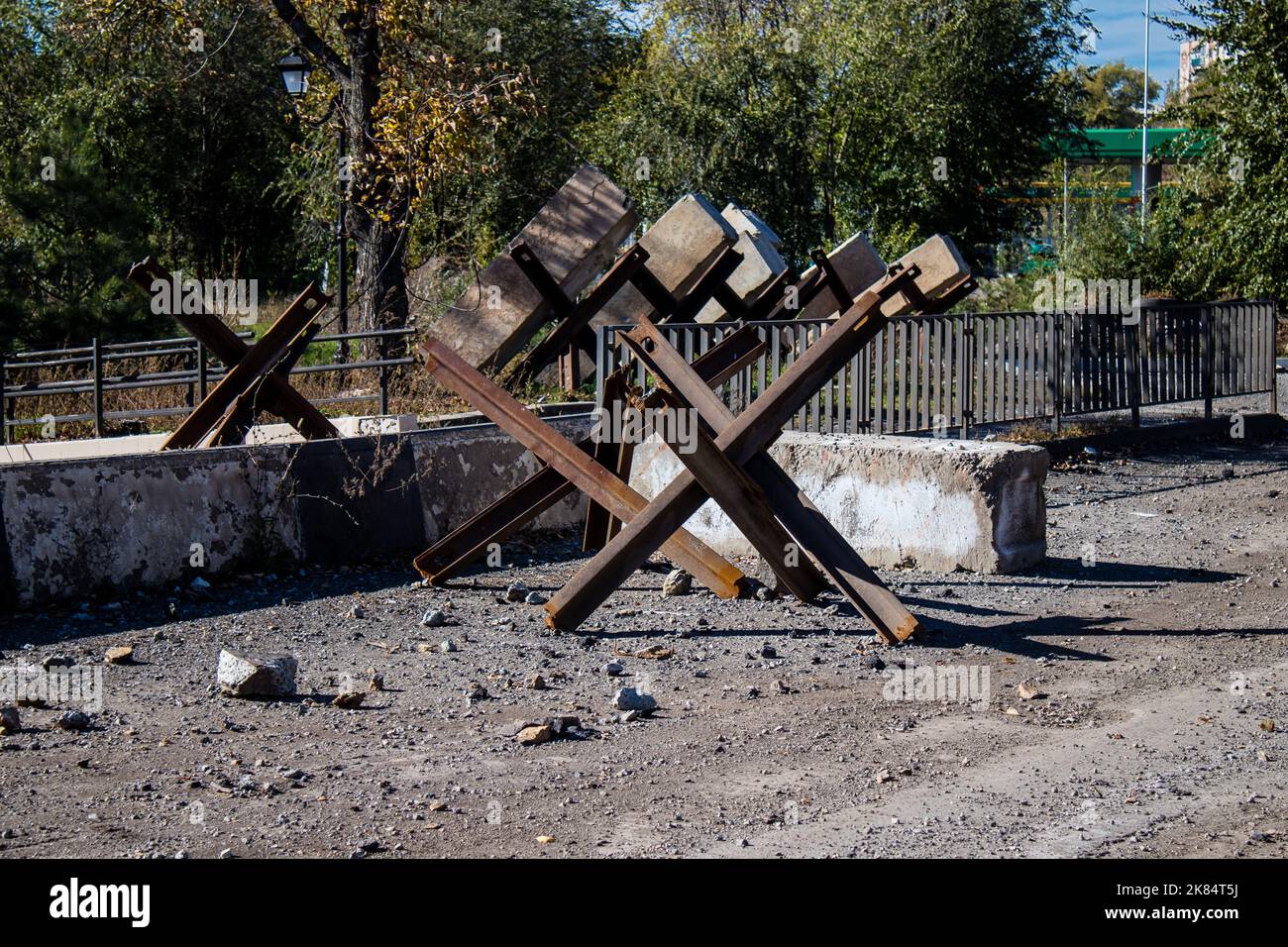 The city of Bakhmut is located on the front line, it has been under ...