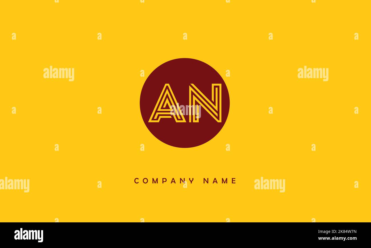 AN,NA Abstract Letters Logo Monogram Stock Vector Image & Art - Alamy