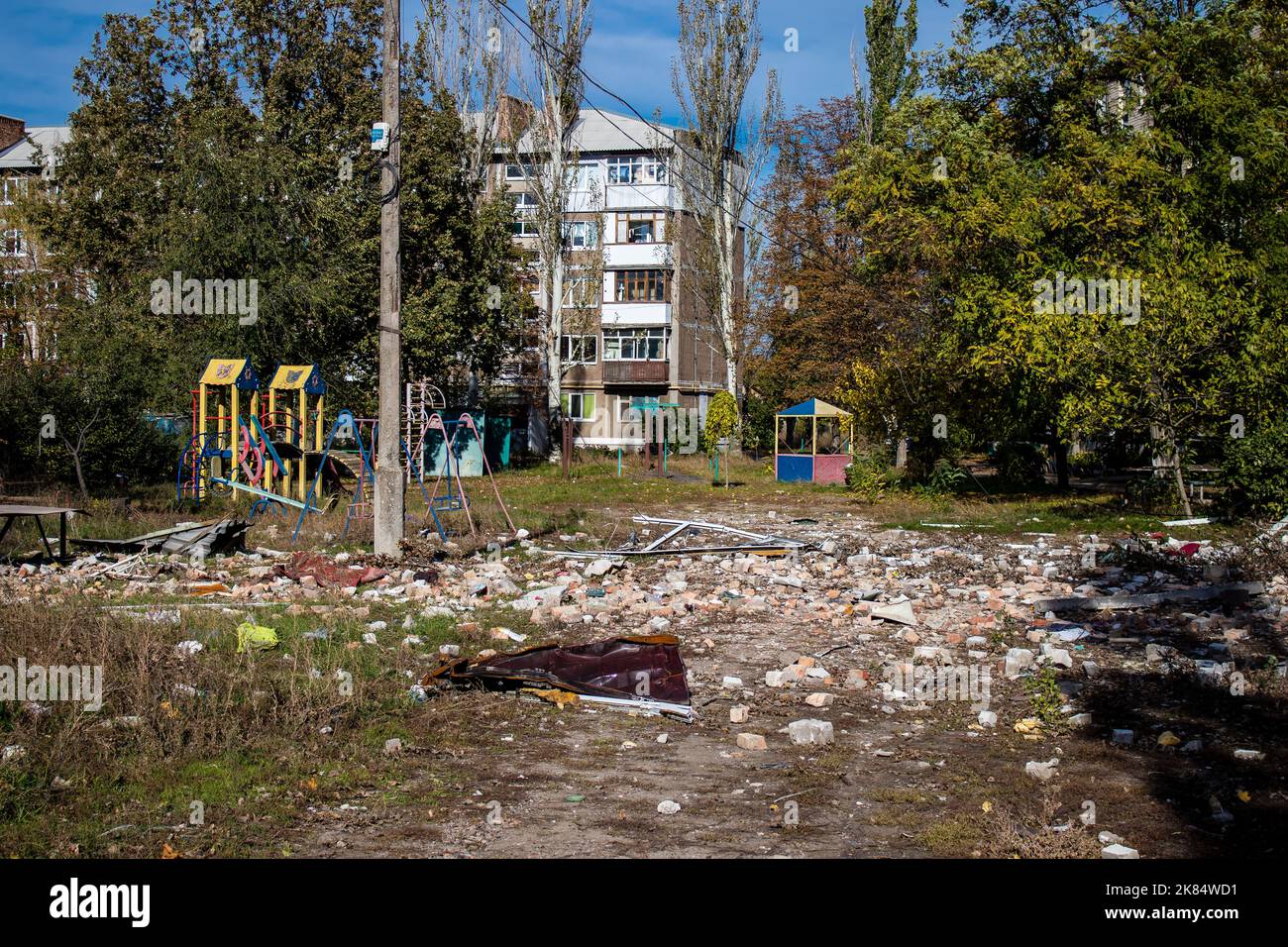 The city of Bakhmut is located on the front line, it has been under ...