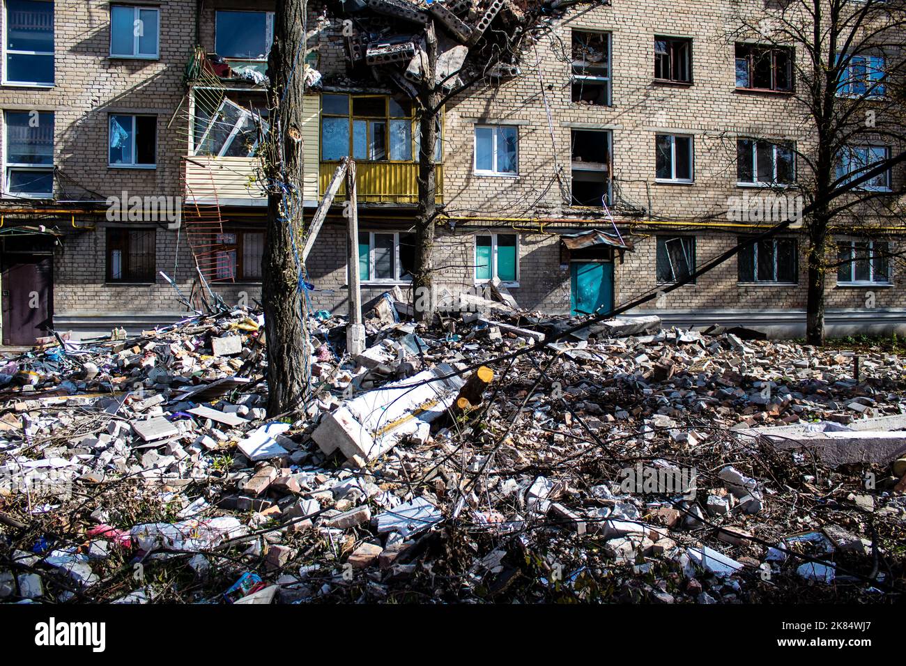 The city of Bakhmut is located on the front line, it has been under ...