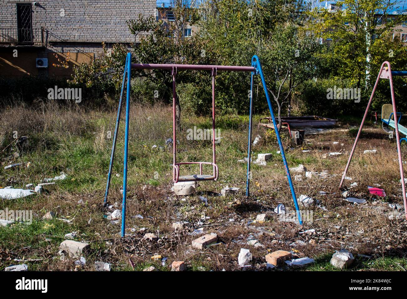 The city of Bakhmut is located on the front line, it has been under ...