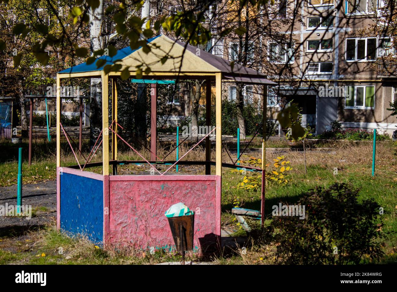 The city of Bakhmut is located on the front line, it has been under ...
