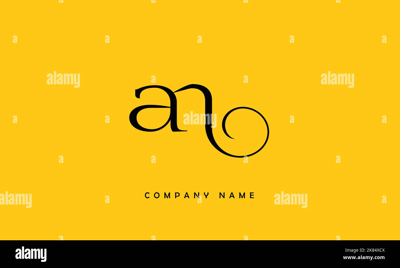 AN,NA Abstract Letters Logo Monogram Stock Vector Image & Art - Alamy