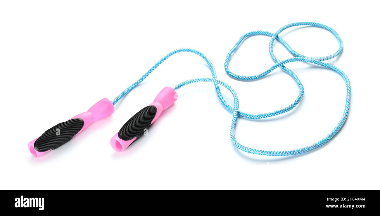 Pink skipping rope Cut Out Stock Images & Pictures - Alamy