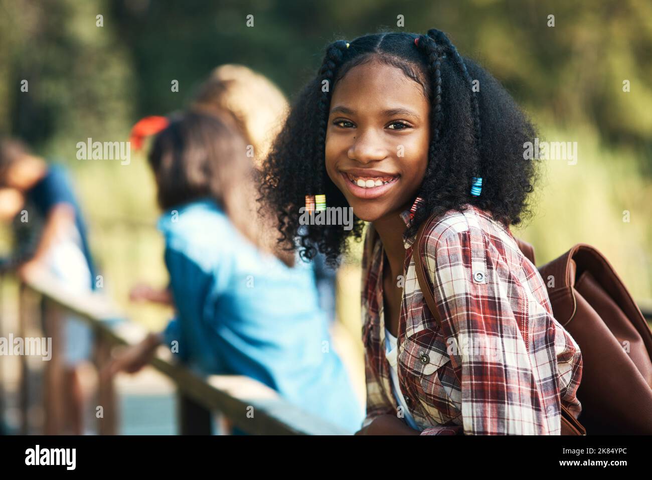 Summer days were made for mini adventures. a teenage girl standing on a ...