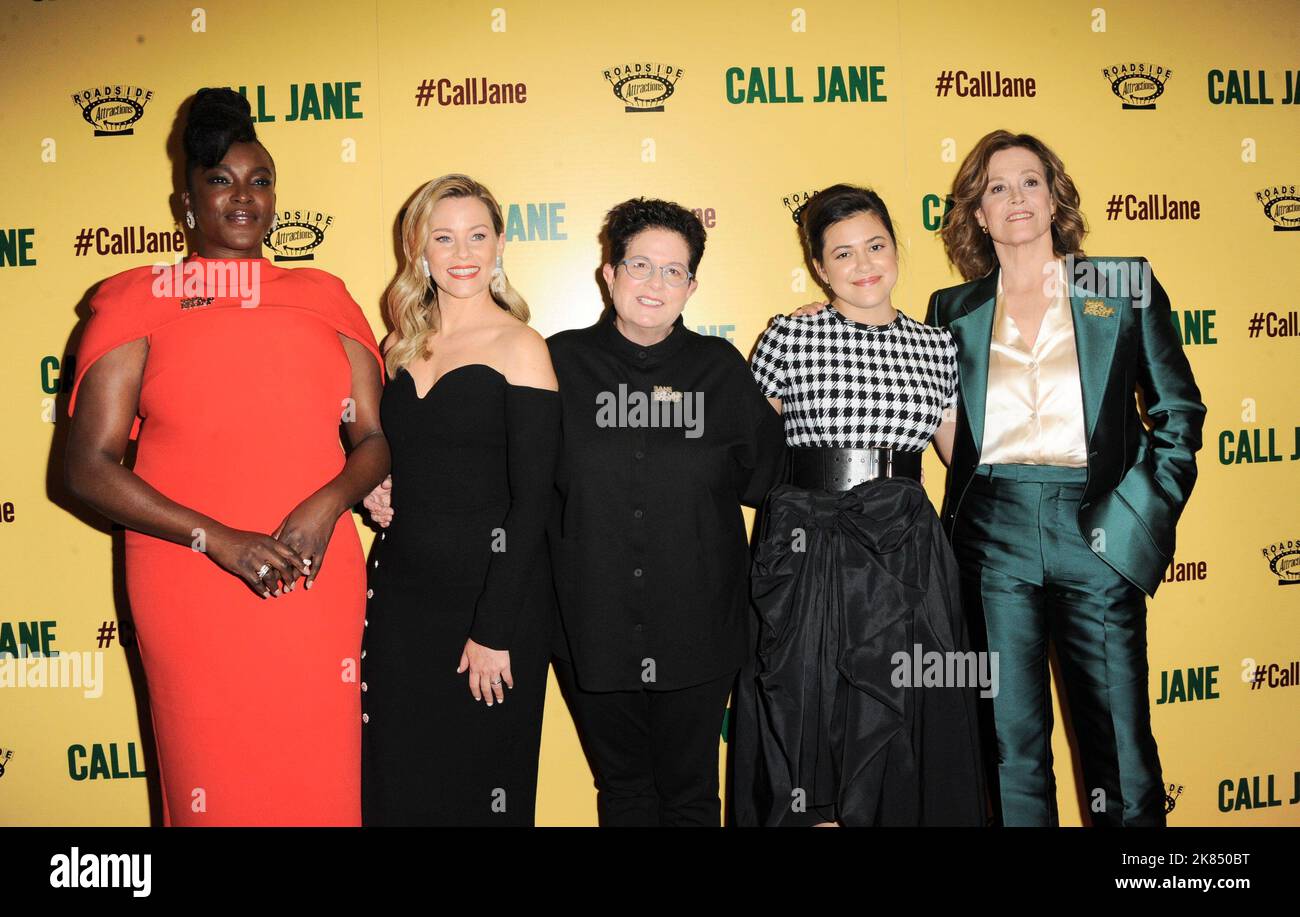 Los Angeles, CA. 20th Oct, 2022. Wumni Mosaku, Elizabeth Banks ...