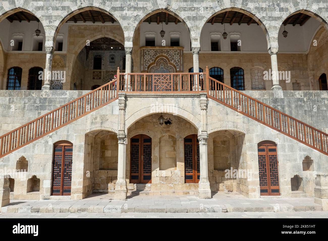 Beiteddine, Lebanon - October 12, 2019: Official Lebanese presidents ...