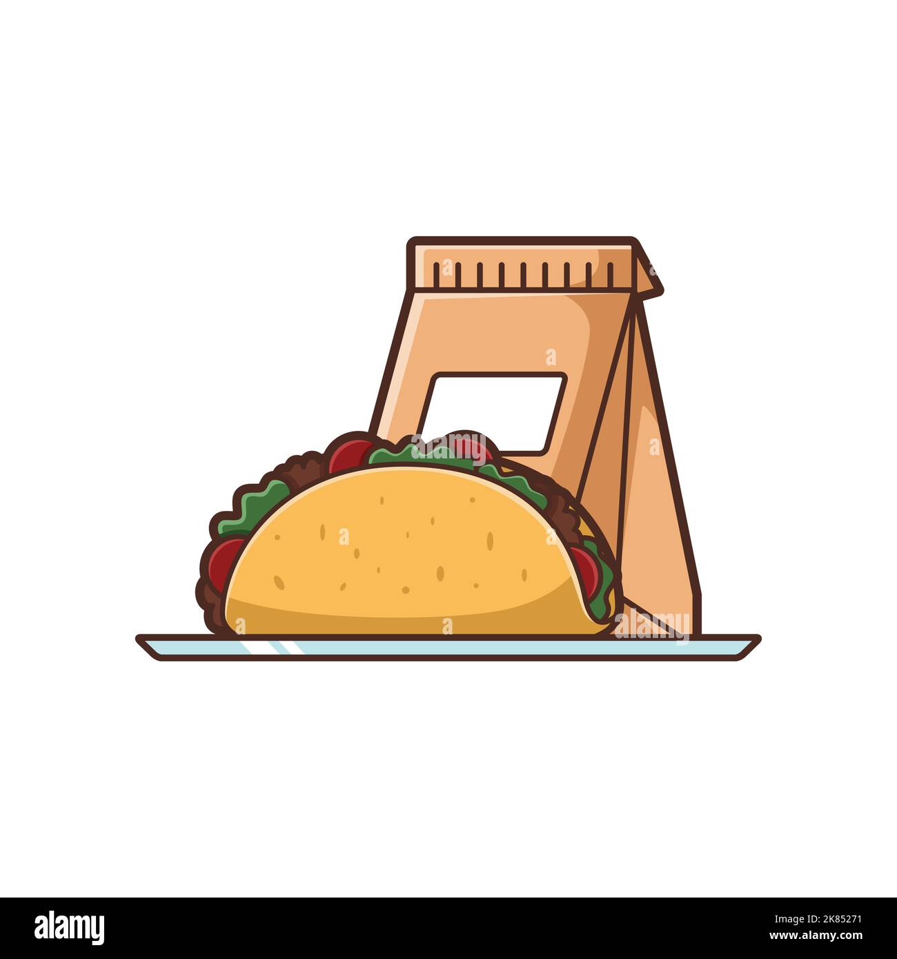 Real Taco Vector
