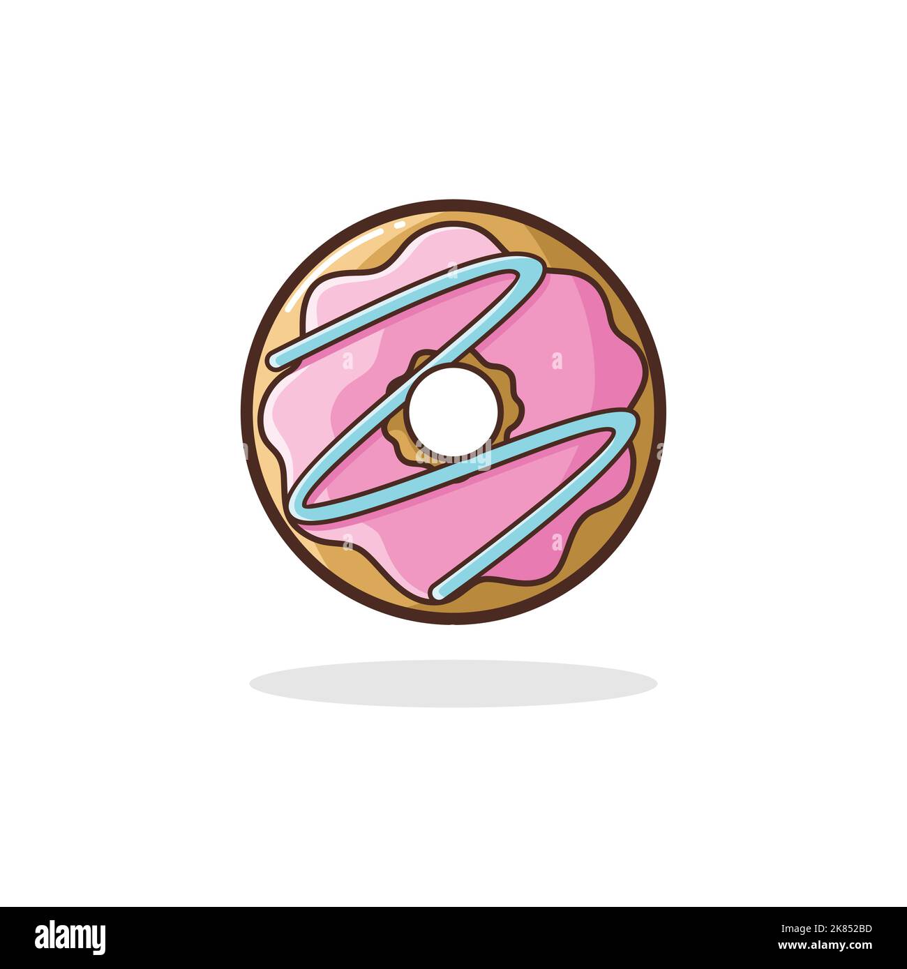 Cartoon donut graphic hi-res stock photography and images - Alamy