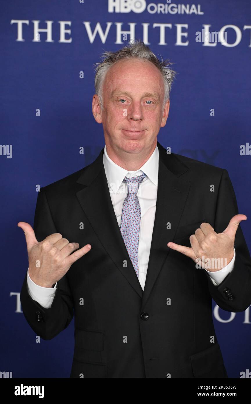 Los Angeles, USA. 20th Oct, 2022. Mike White at the season 2 premiere ...