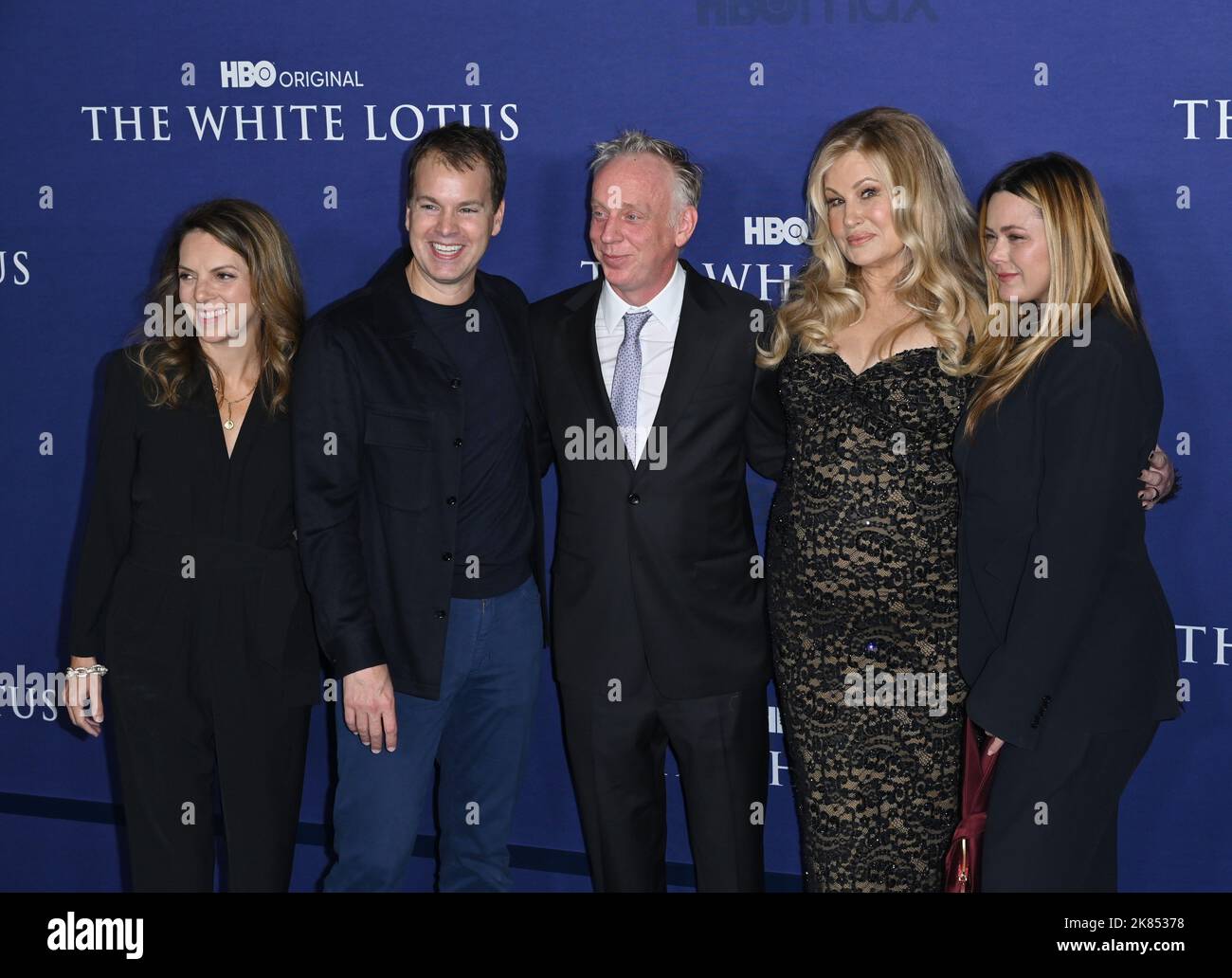 Los Angeles, USA. 20th Oct, 2022. Nora Skinner, Casey Bloys, Mike White ...