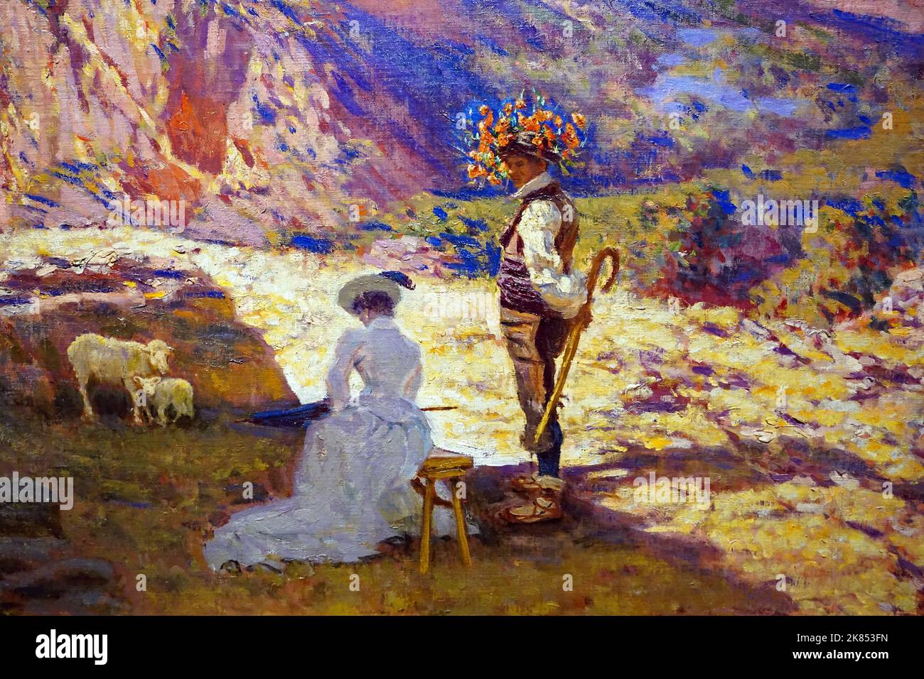 Panorama of Aragón (1912) painting by Antonio Muñoz Degrain (1840 –1924 ...