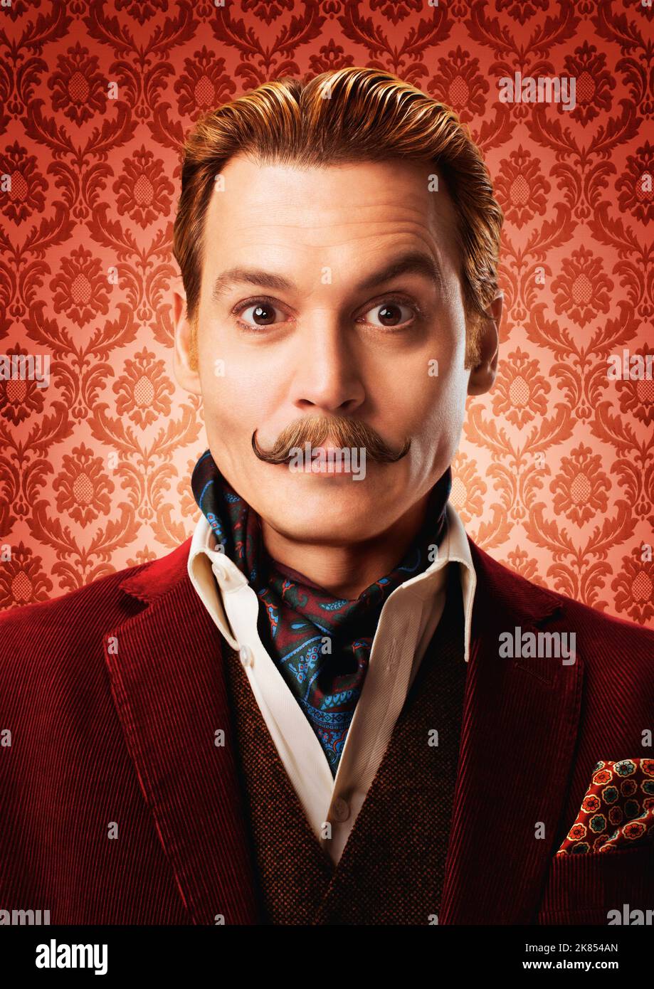 JOHNNY DEPP in MORTDECAI (2015), directed by DAVID KOEPP. Copyright ...