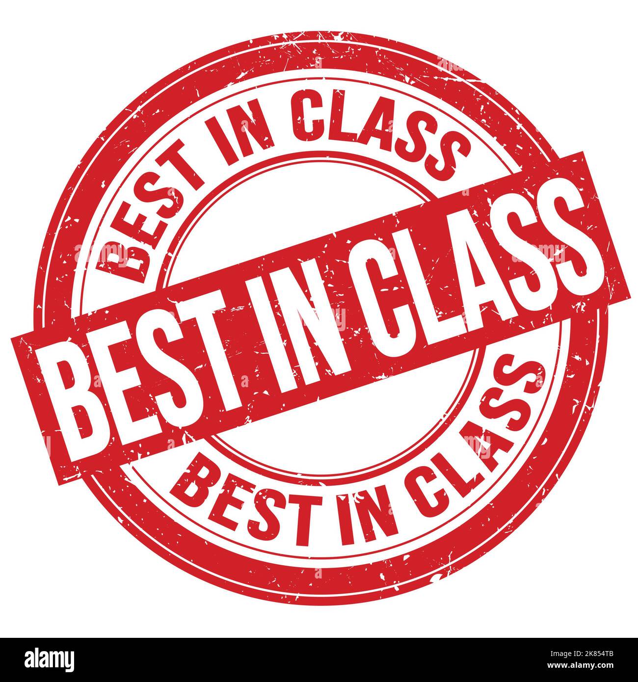BEST IN CLASS text written on red round grungy stamp sign Stock Photo ...