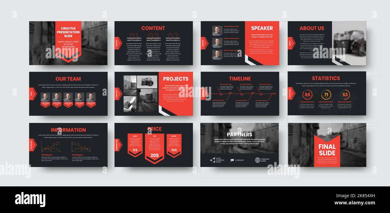 Infographic slide design presentation, power, point, information slide ...